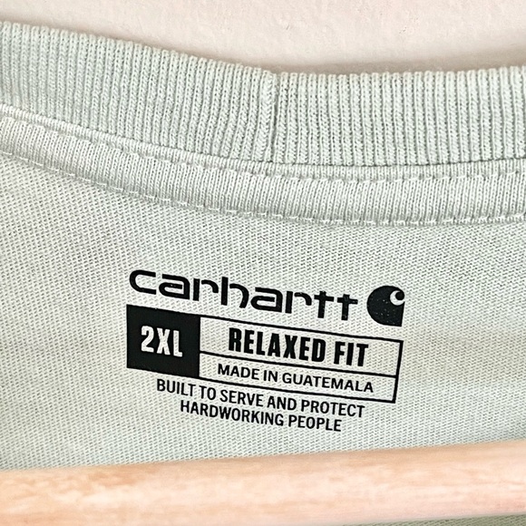Carhartt | Shirts | New Carhartt Mountain Graphic Limestone Pocket T ...